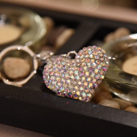 Jewelry | Crystal Heart Keychain | Poshmark